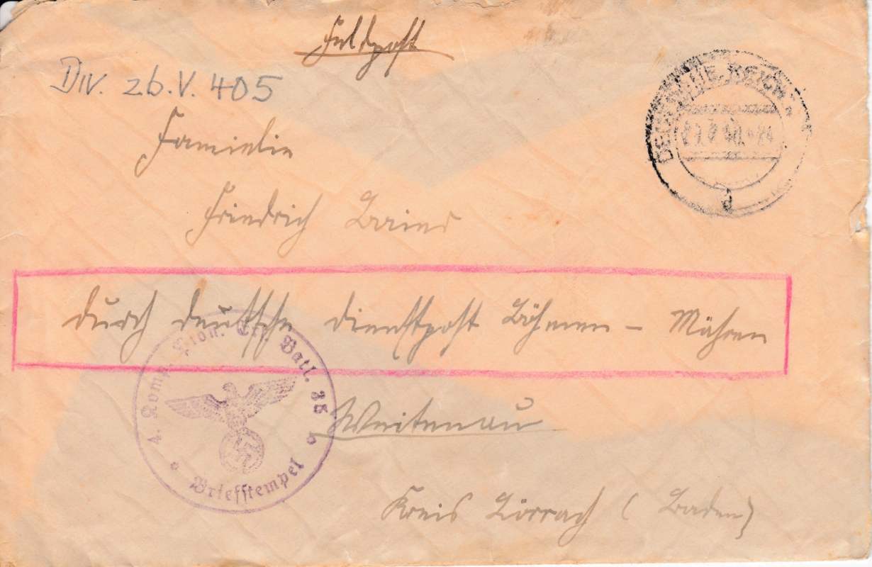Bunch of German letters WW2 - TR PHOTOS & EPHEMERA - World Militaria Forum