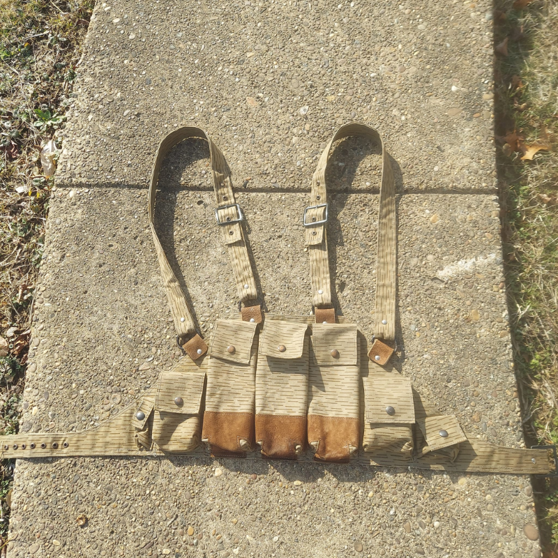 Nicaraguan East German Rain Pattern AK Chest Rig - CENTRAL & SOUTH ...