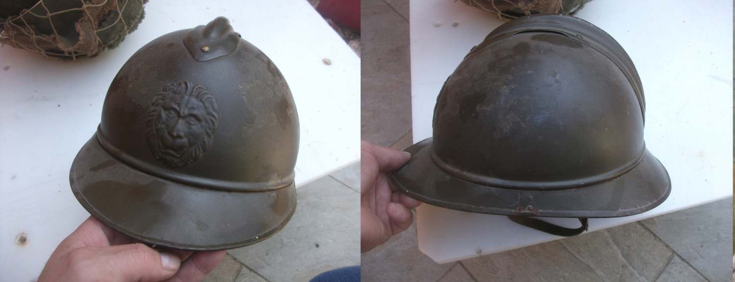 4 differents Mle 15 Adrian helmets - FR HELMETS - World Militaria Forum