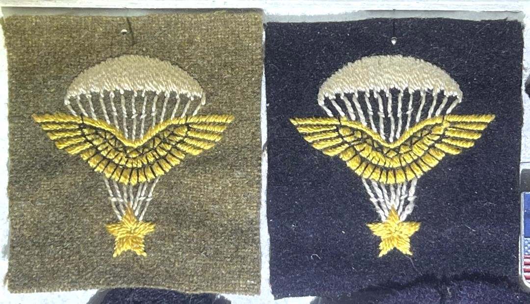 BRIT-MADE METAL & BULLION 'FRANCE' SHOULDER INSIGNIA, PARA PATCH - FR ...