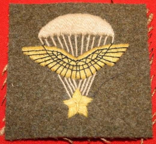 BRIT-MADE METAL & BULLION 'FRANCE' SHOULDER INSIGNIA, PARA PATCH - FR ...