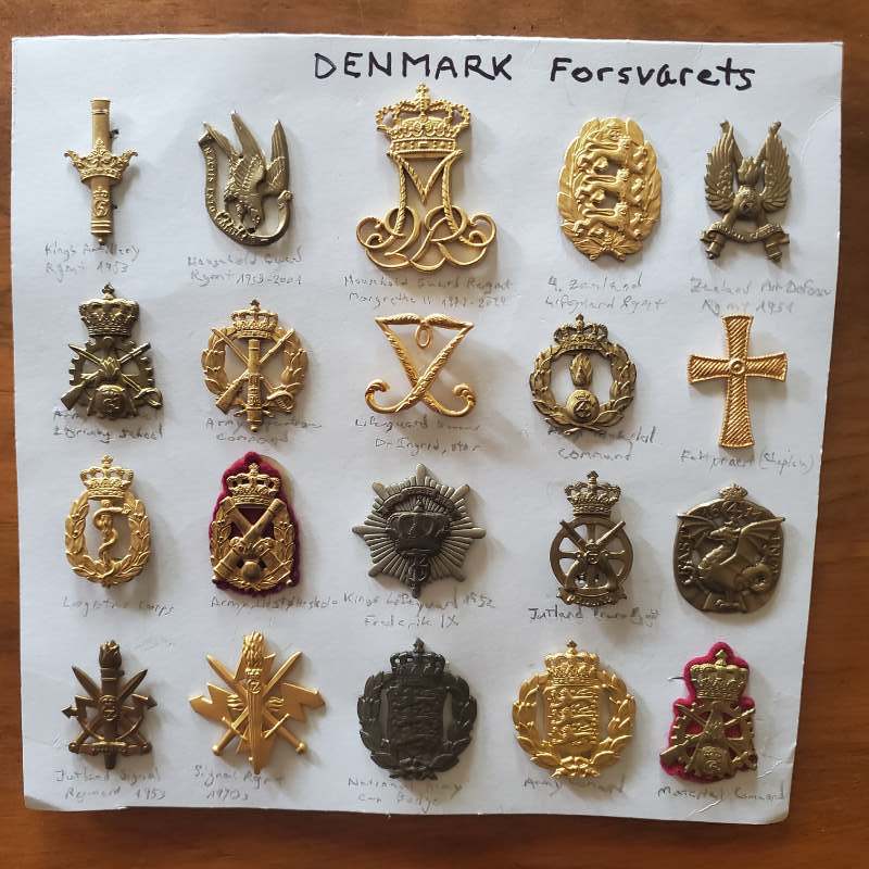 Some Danish Army badges - SCANDINAVIA - World Militaria Forum