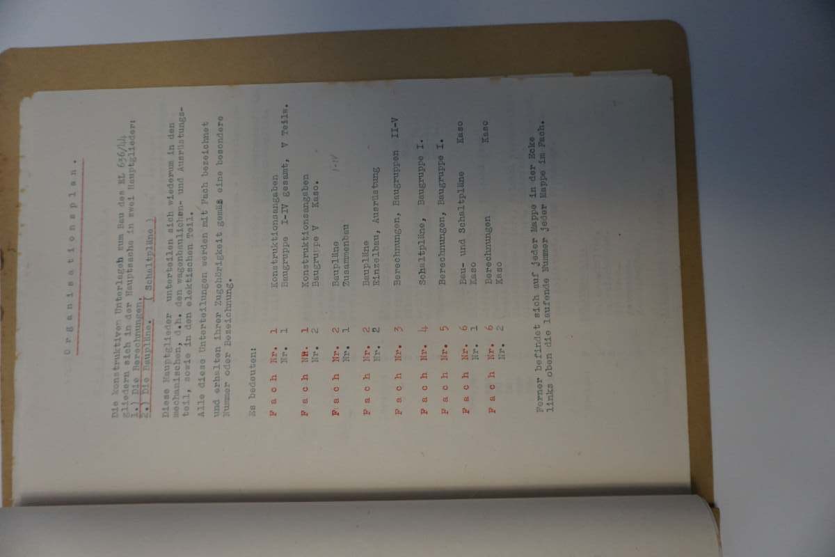 1936 German Military Tank Design (Blueprints, Engineering Calculations ...