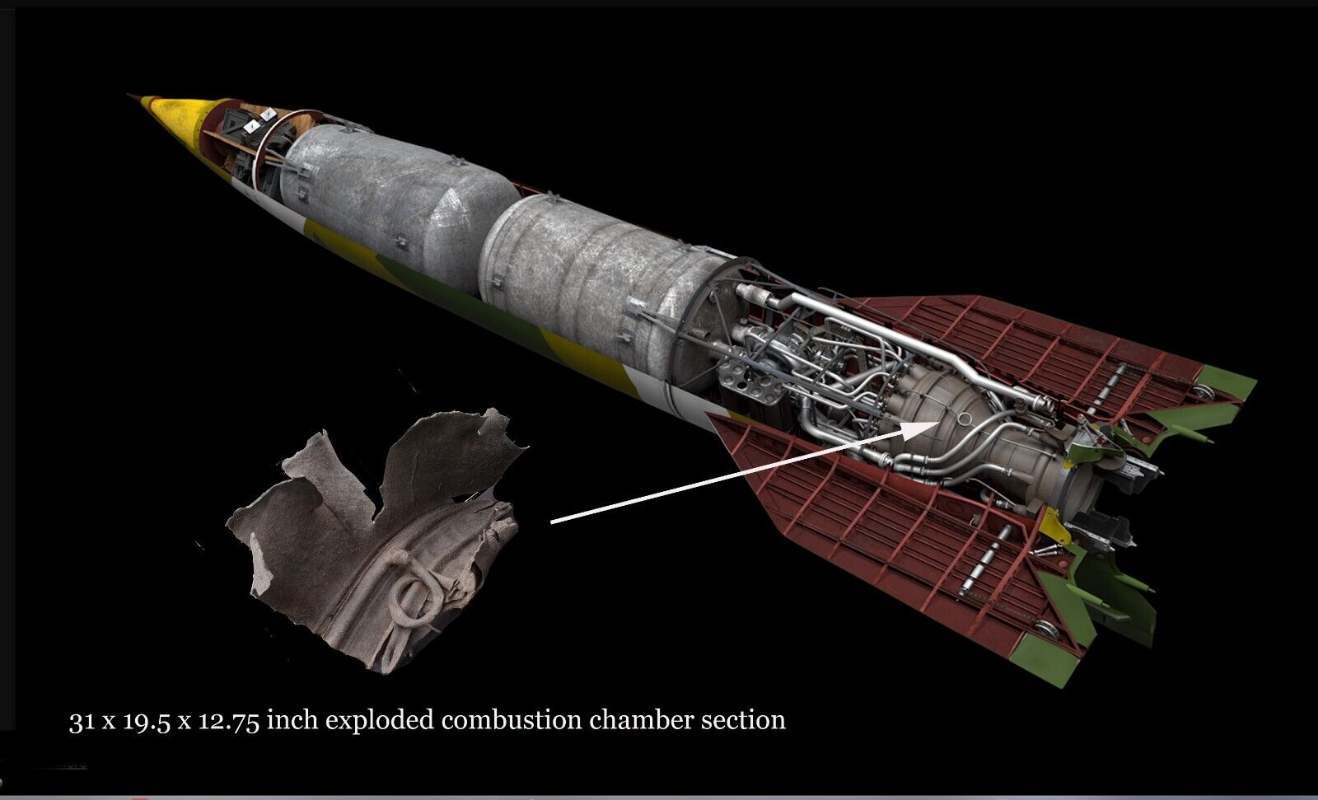 Small V-2 Rocket Fragment - TR WEAPONS & ORDNANCE - World Militaria Forum