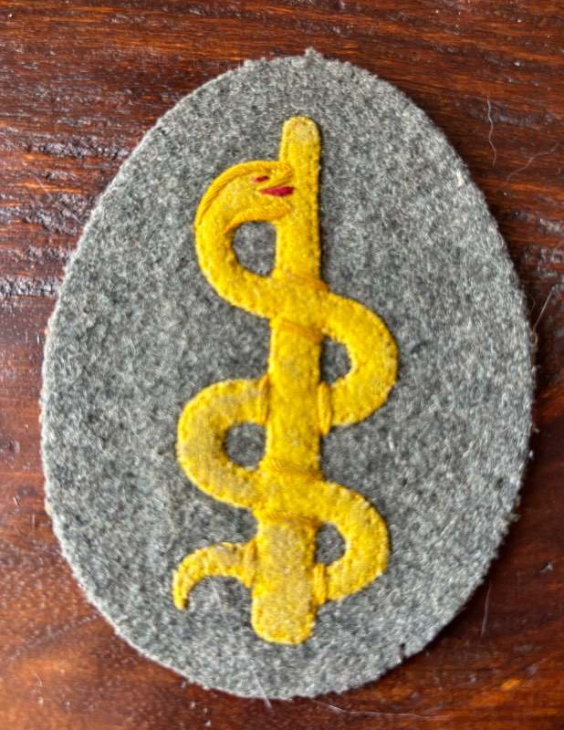 Medical patch - IMP-GER BADGES & INSIGNIA - World Militaria Forum