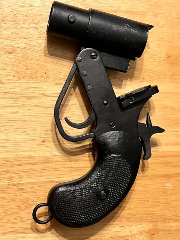 British WW2 Molin No.2 Mk.5 Flare Pistol Rig - Weapons, Vehicles ...