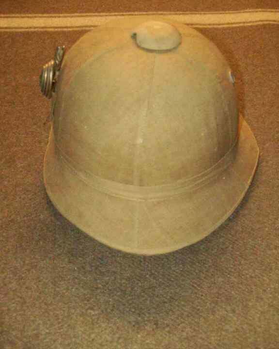 Pith Helmet and Goggles - TR CLOTH HEADGEAR - World Militaria Forum