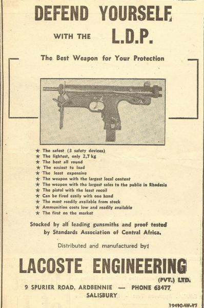 Rhodesian LDP SMG - ALL AFRICAN NATIONS - World Militaria Forum