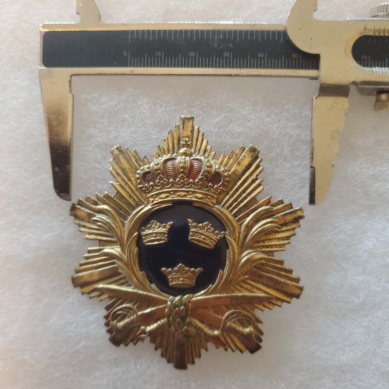 Large Swedish Military Cap Badge / Plate - SCANDINAVIA - World ...