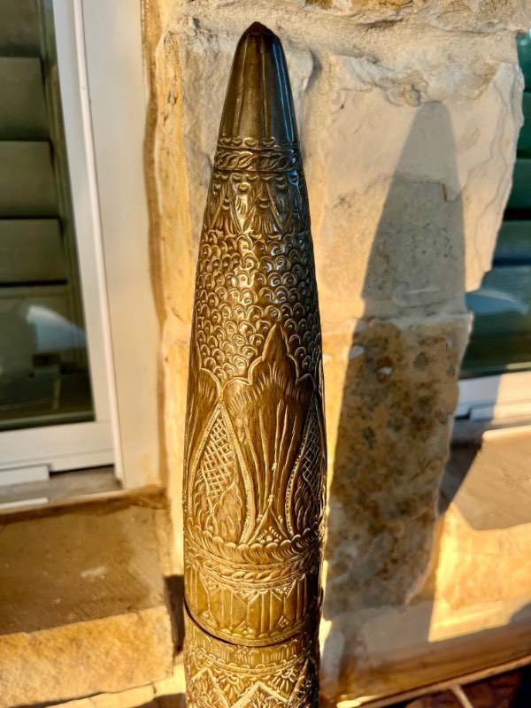 Ornate Trench Art Shell - Southeast Asia? - CAN YOU IDENTIFY THIS ...