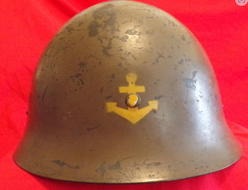 SNLF helmet transition from metal to painted insignia - JPN HELMETS ...