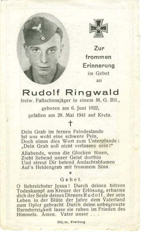 WWII Funeral/Mass Cards, Sterbebild, Show Yours - Page 4 - TR PHOTOS ...