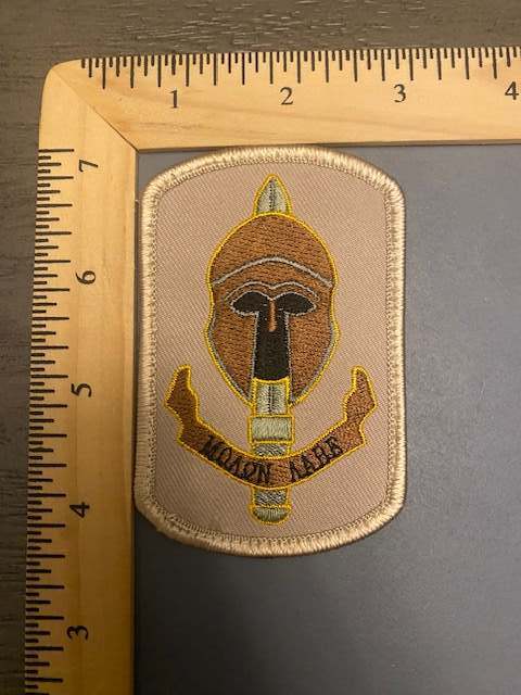 Spartan patch - CAN YOU IDENTIFY THIS? - World Militaria Forum