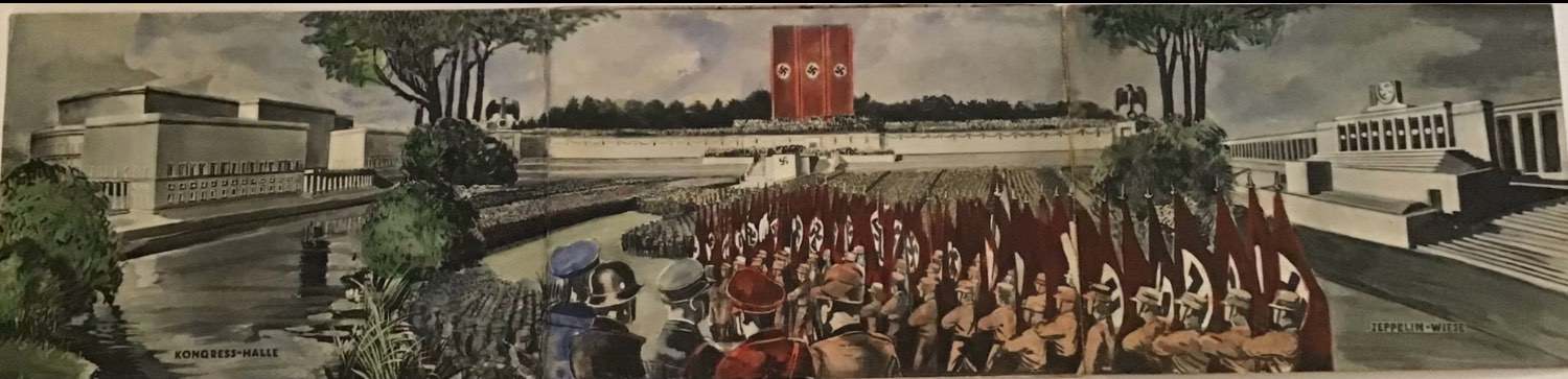 POP UP POSTCARD ….TITLED NUREMBERG THEN AND NOW….SAVED FROM THE SKIP ...