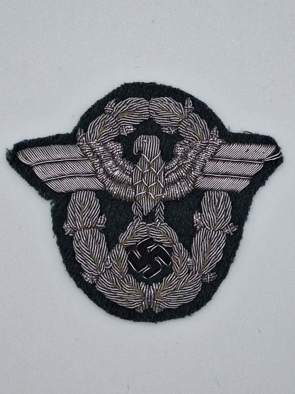 Bullion police patch - TR UNIFORMS - World Militaria Forum