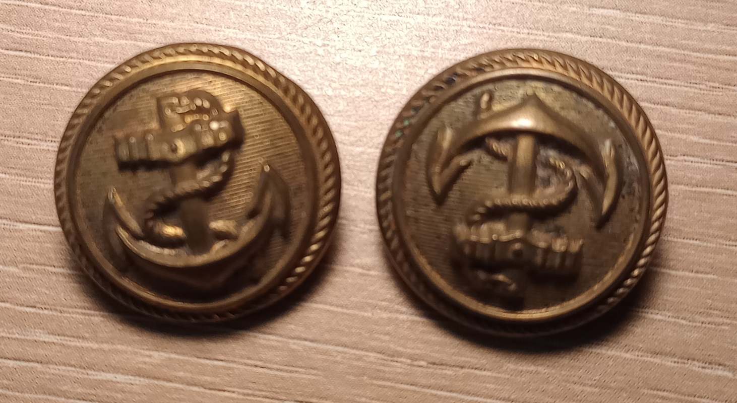 Navy buttons - TR UNIFORMS - World Militaria Forum