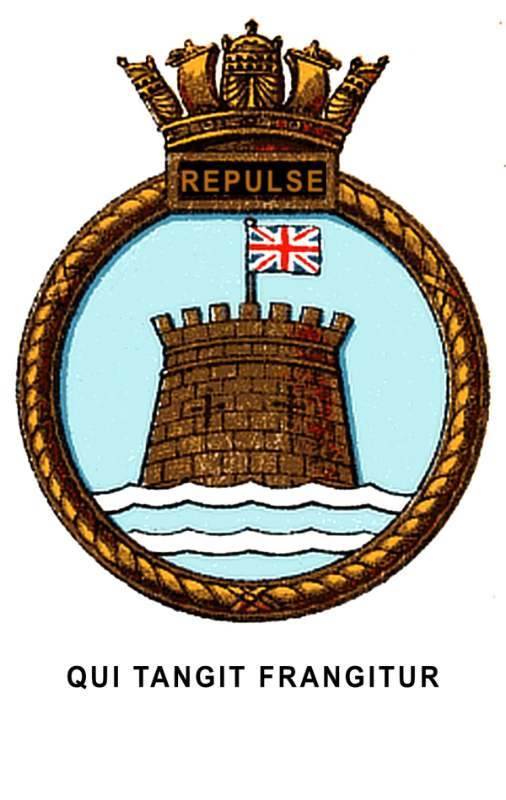 HMS Repulse - Motto - On what would you see it? - Uniforms, Insignia ...