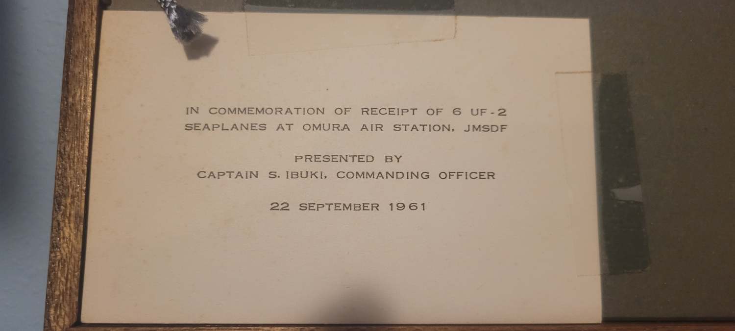 JMSDF Seaplane Plaque? - JPN 1945-Present - World Militaria Forum