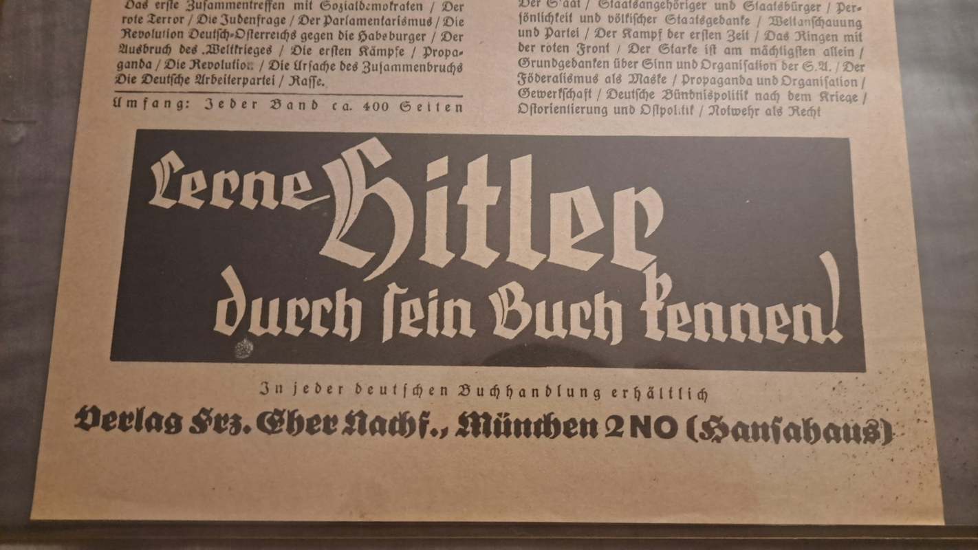 Period Mein Kampf Advertisement poster - THIRD REICH (1933 - 1945 ...