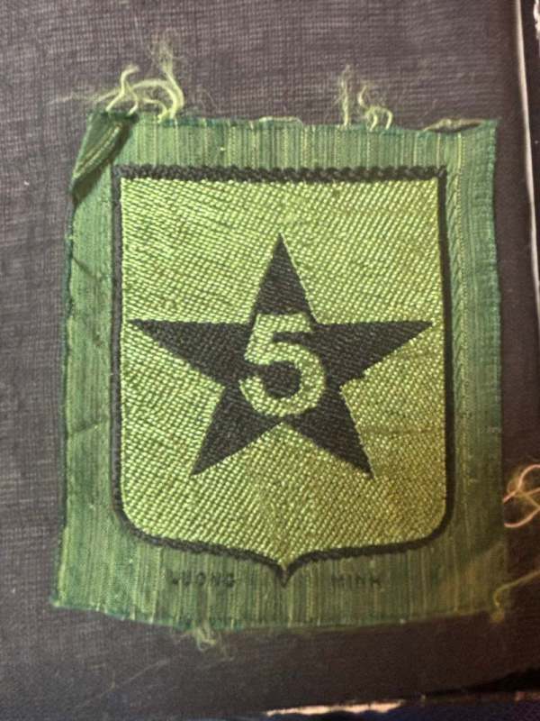 ARVN 5th Division Patch - ARVN/SOUTH VN CLOTH & METAL INSIGNIA - World ...
